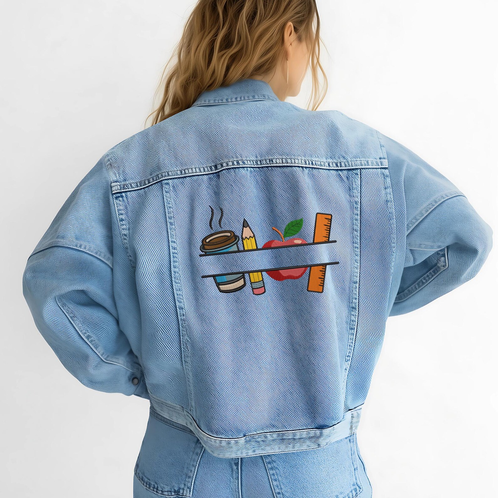 Teacher Name Tag Embroidery Design, School Machine Embroidery File ...