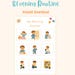 Boys Morning & Bedtime Routine Chart Printable – Daily Schedule for ...