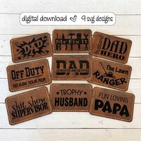 Papi Dad Father's Day Split Monogram SVG Digital Download - Etsy