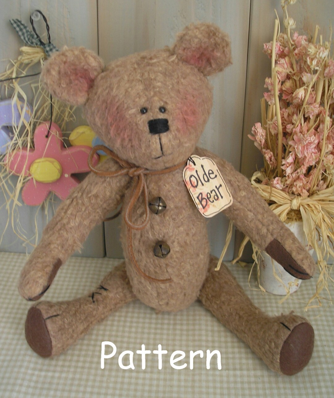 PDF E-pattern #18 Olde Bear Vintage Antique Primitive Raggedy Pattern ...