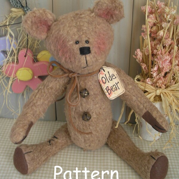 Primitive Bear - Etsy