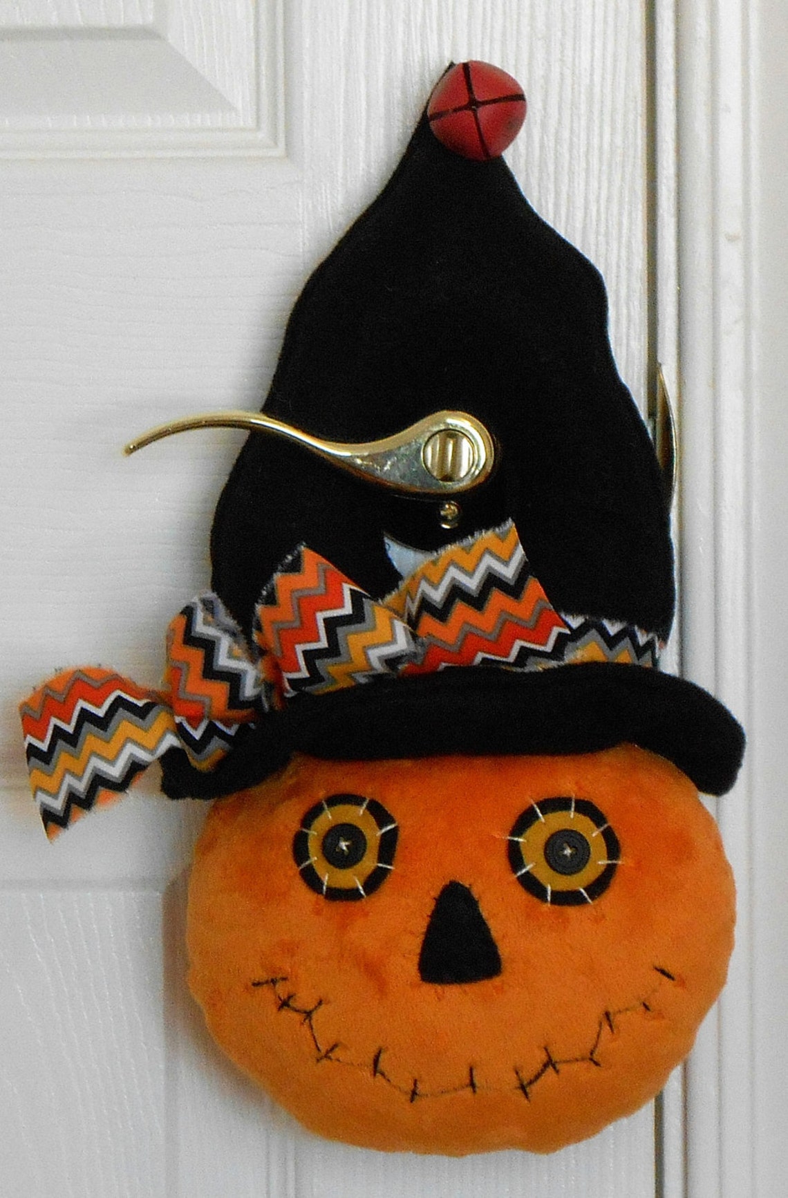 Halloween Jack Pumpkin Door Knob Decor 82 PDF Sewing E | Etsy