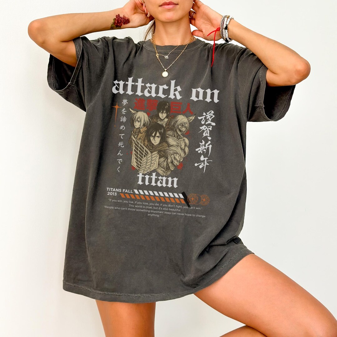 Attack on Titan Shirt – Eren Yeager Anime Tee, Otaku Gift, Manga ...