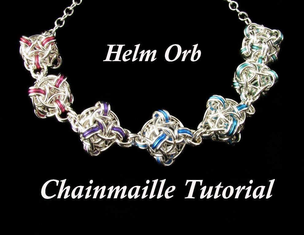 Chainmaille Tutorial for Helm Orb PDF Instructions Only - Etsy