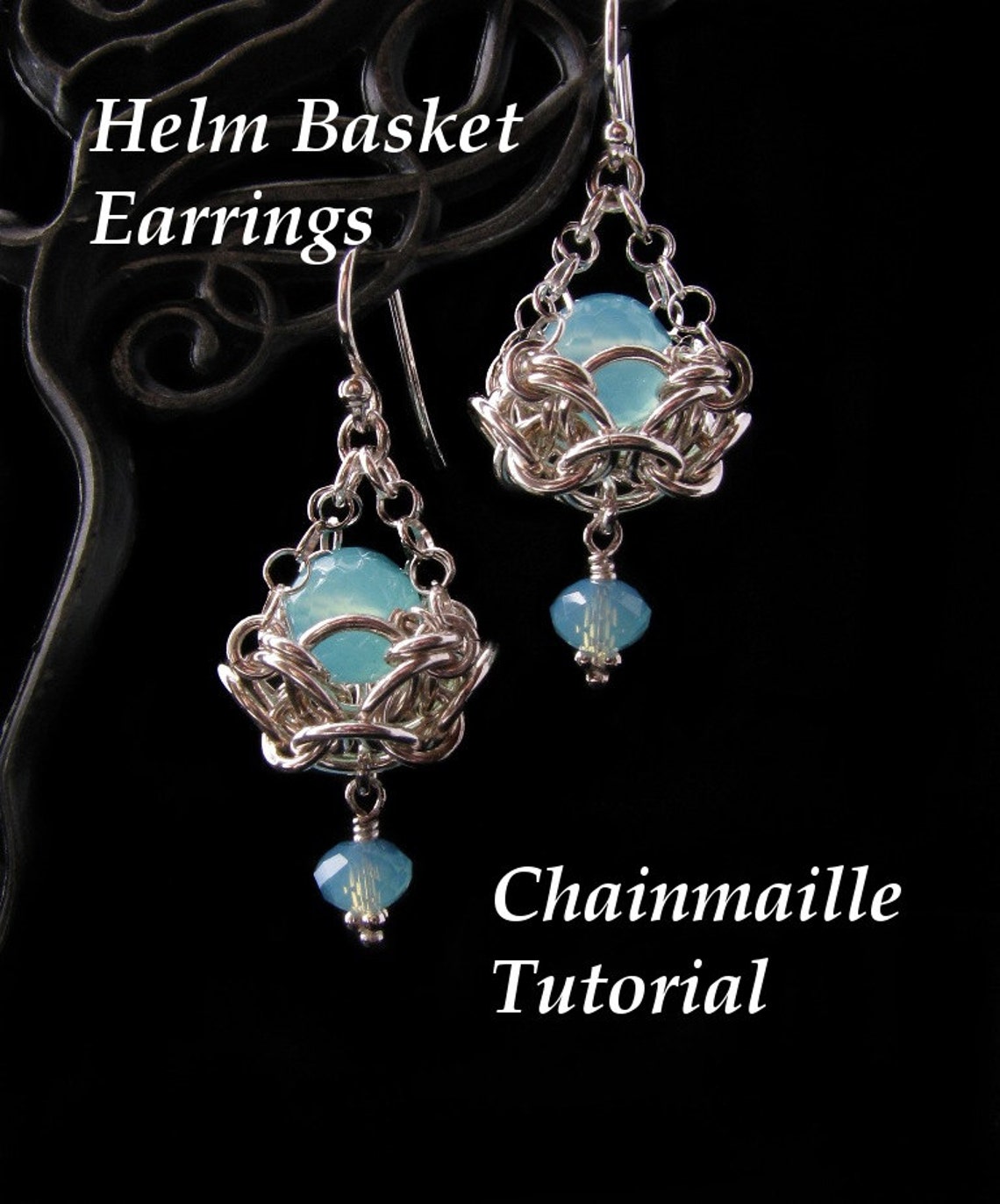 Chainmaille Tutorial for Helm Basket Earrings PDF Instructions Only - Etsy