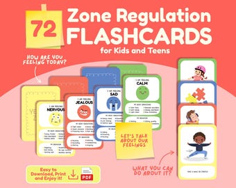 Coping Skills Flashcards for Kids: Emotional Regulation (PDF) - Etsy UK