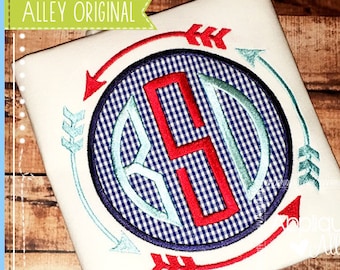 All Around the Circle Digital Applique Design | Etsy