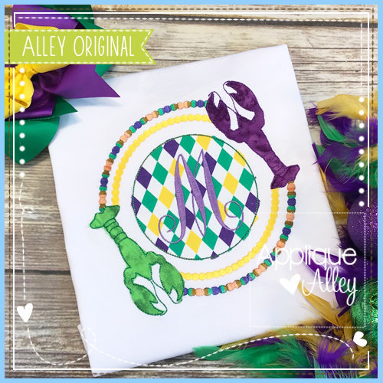 Vintage Crawfish Beaded Circle - Etsy