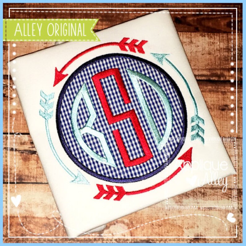 All Around the Circle Digital Applique Design - Etsy