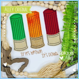 Vintage Shotgun Shell Trio - Machine Embroidery Design - SKU AAEH - Etsy