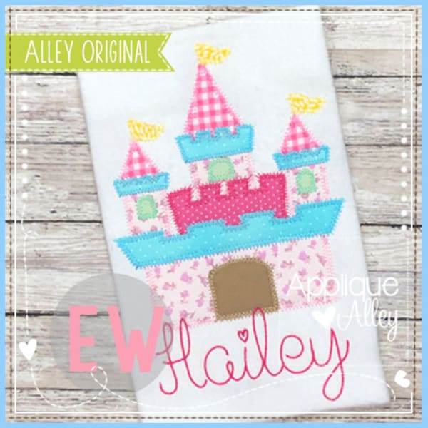 Castle Applique - Etsy