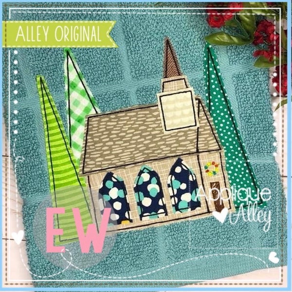 Church Applique - Etsy
