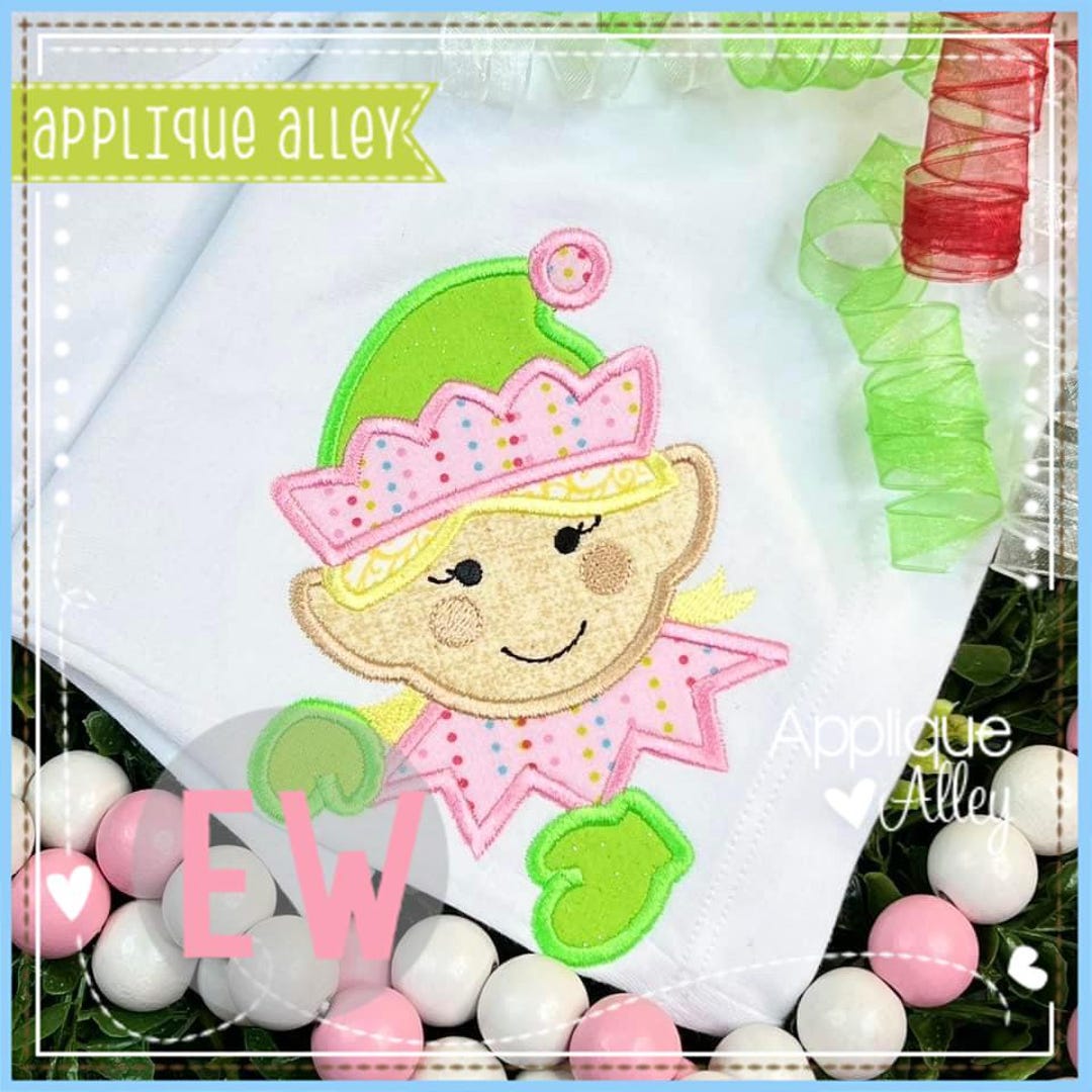 Satin Peeker Elf - Digital Embroidery Design - SKU8395AAEW - Etsy