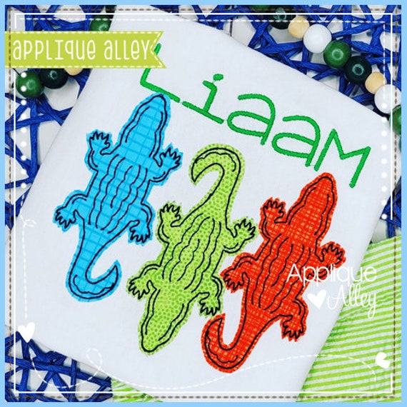 Smocked Alligator Embroidery Design Gators Embroidery Designs From