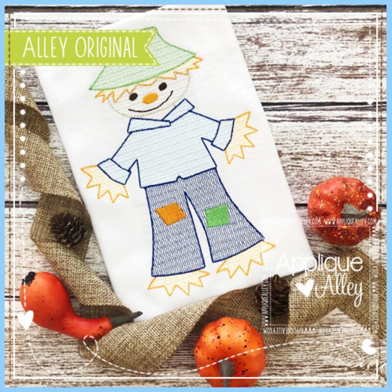 Scarecrow Embroidery - Etsy