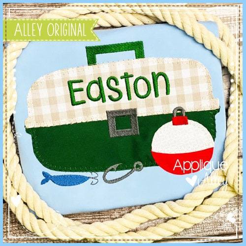 Blanket Tackle Box for Fishing Embroidery Design Digital - Etsy