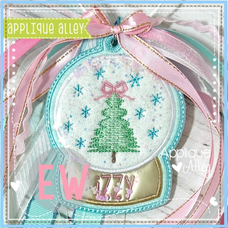 Bag Tag Snow Globe - Etsy