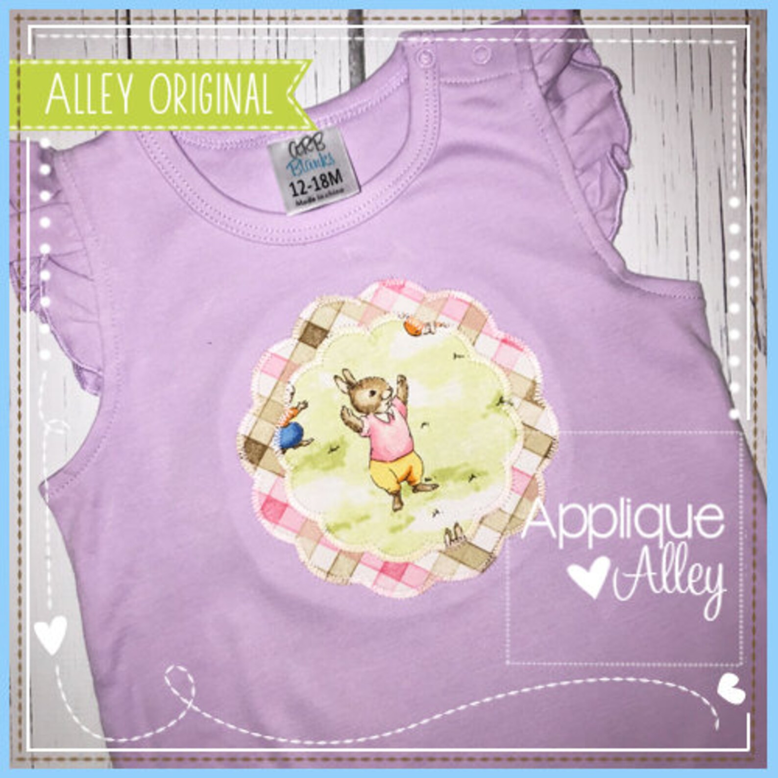 Zig Zag Double Scallop Monogram Frame Applique Embroidery - Etsy