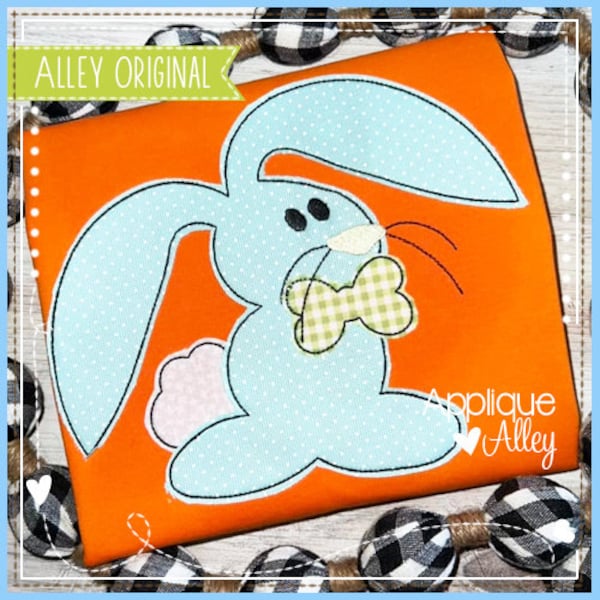 Floppy Ear Applique Bunny - Etsy