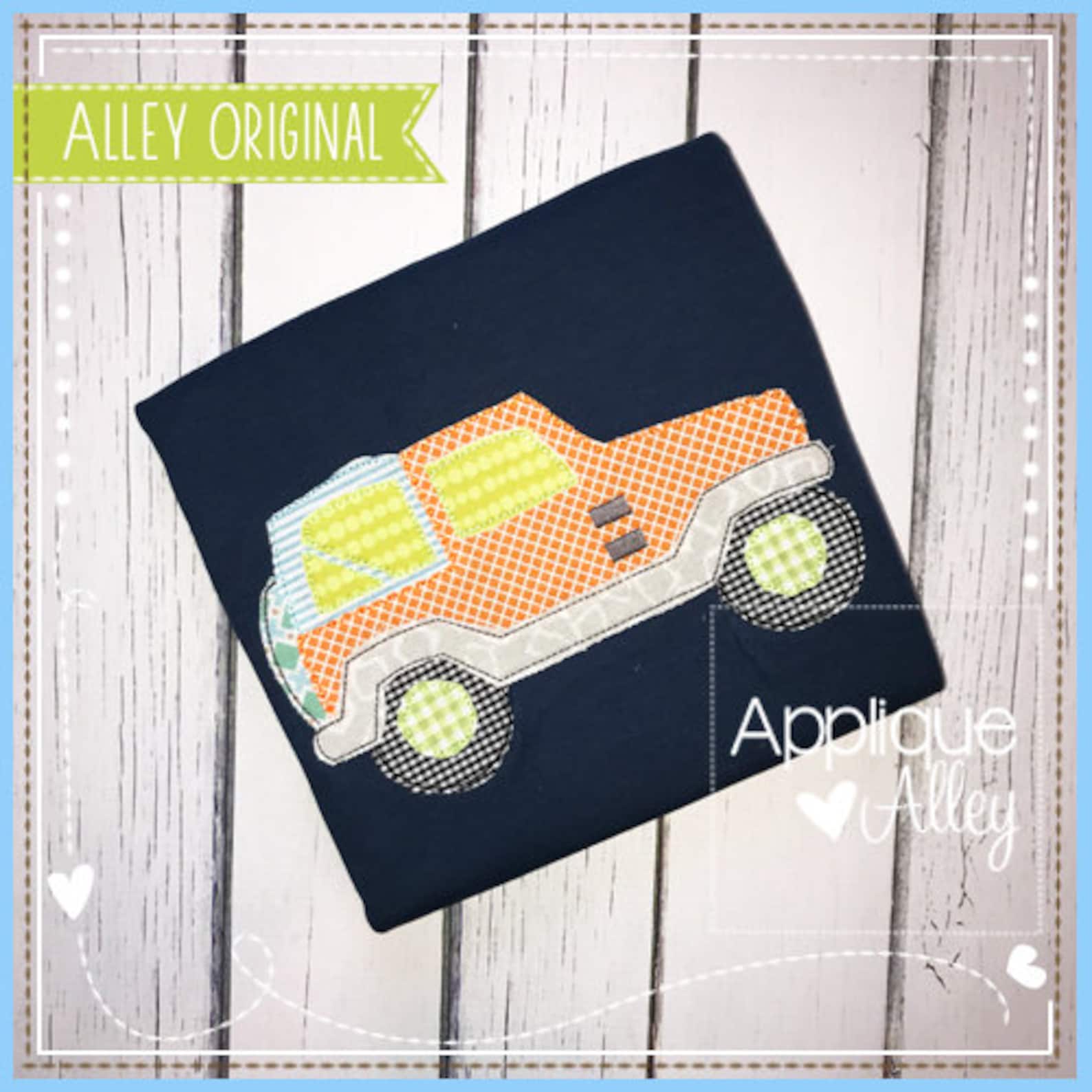 Vintage Just the Rugged Truck off Road Transportation Applique ...