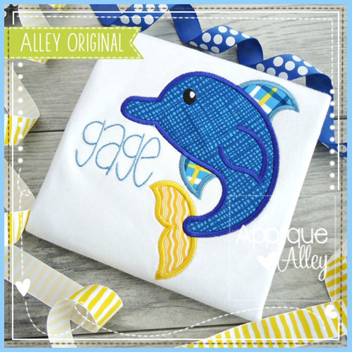 Satin Stitch Dolphin Quick Stitch Embroidery Digital - Etsy