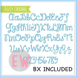 Janda Happy Embroidery Font Quick Stitch Embroidery Digital Design for ...