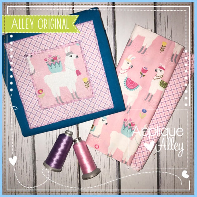 Zig Zag Double Square Monogram Frame Applique Embroidery - Etsy