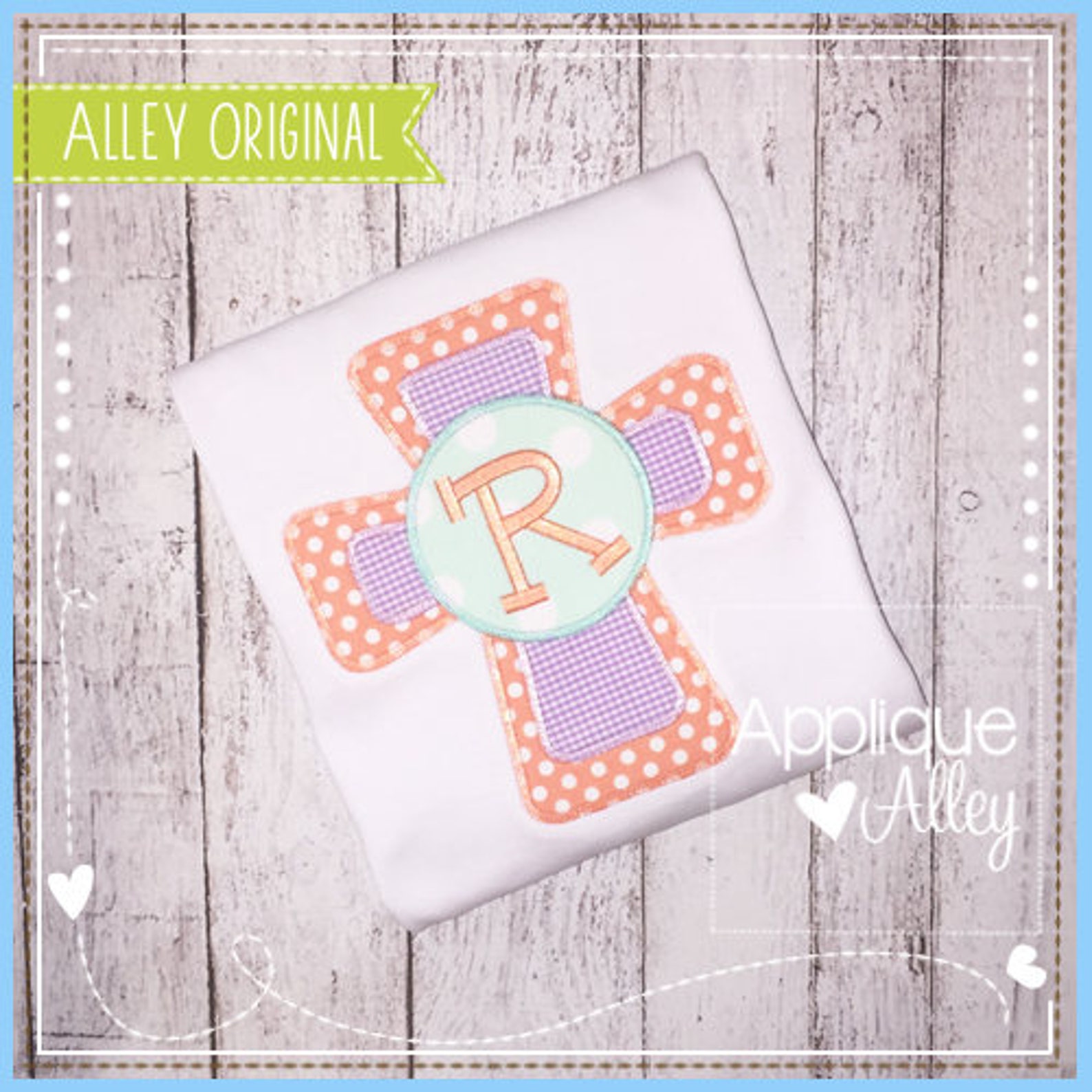 Zig Zag Rounded Cross Circle Embroidery Applique Digital | Etsy