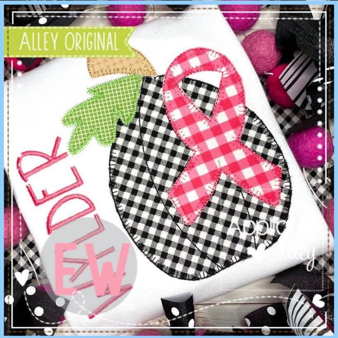 Awareness Pumpkin Machine Embroidery Design SKU AAEW - Etsy