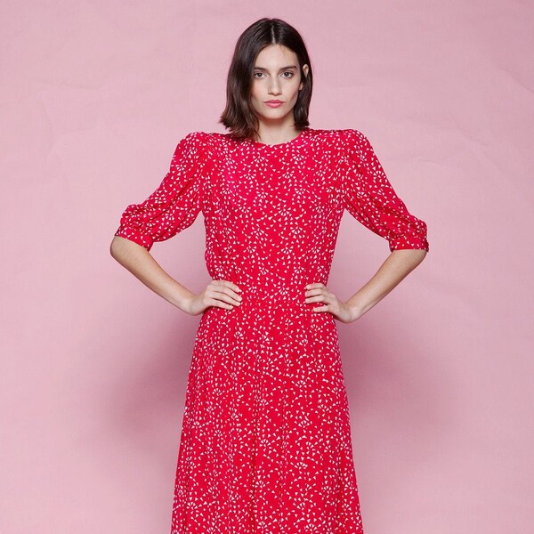 Triangle Print Dress - Etsy