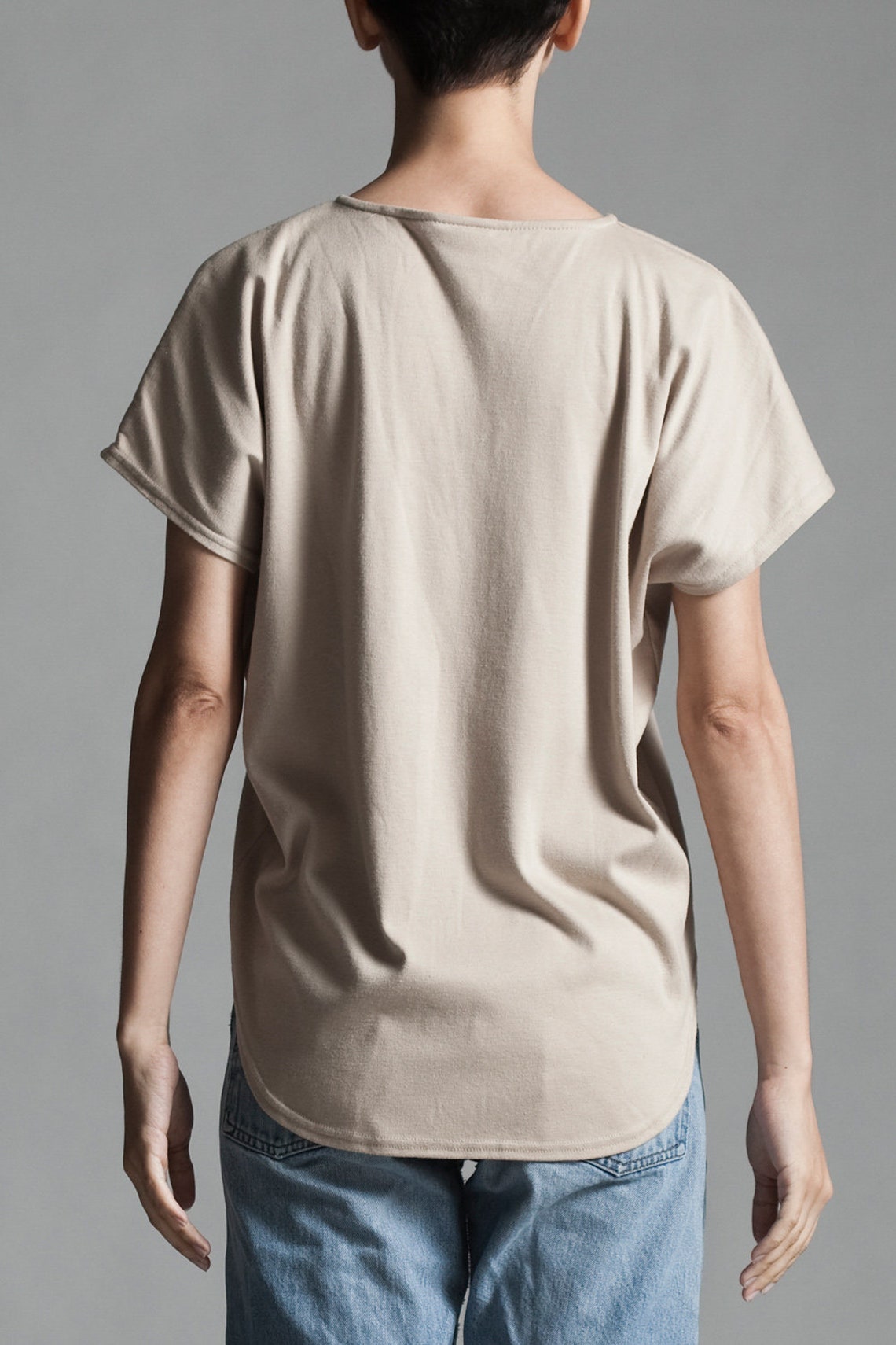 Fish Top Blouse Kitschy Purple Pink Green Goldfish Applique | Etsy