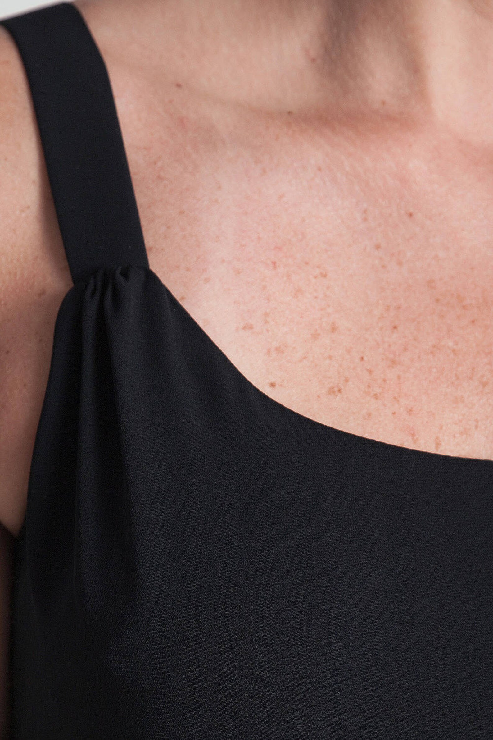 80s Vintage Little Black Dress Mini LBD Gathered Strap EXTRA - Etsy