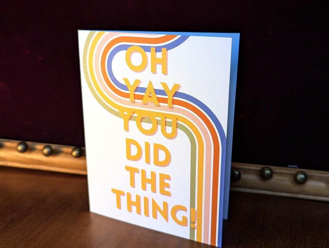 Oh Yay! Congratulations Greeting Card, Funny Congratulations Card ...