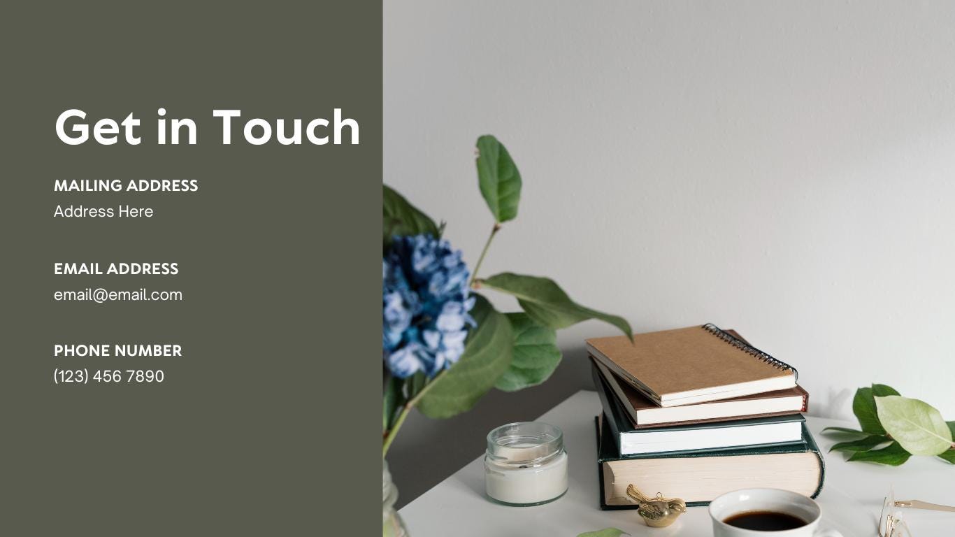 One-page Editor Website Template | Editable Canva Design | DIY Landing ...