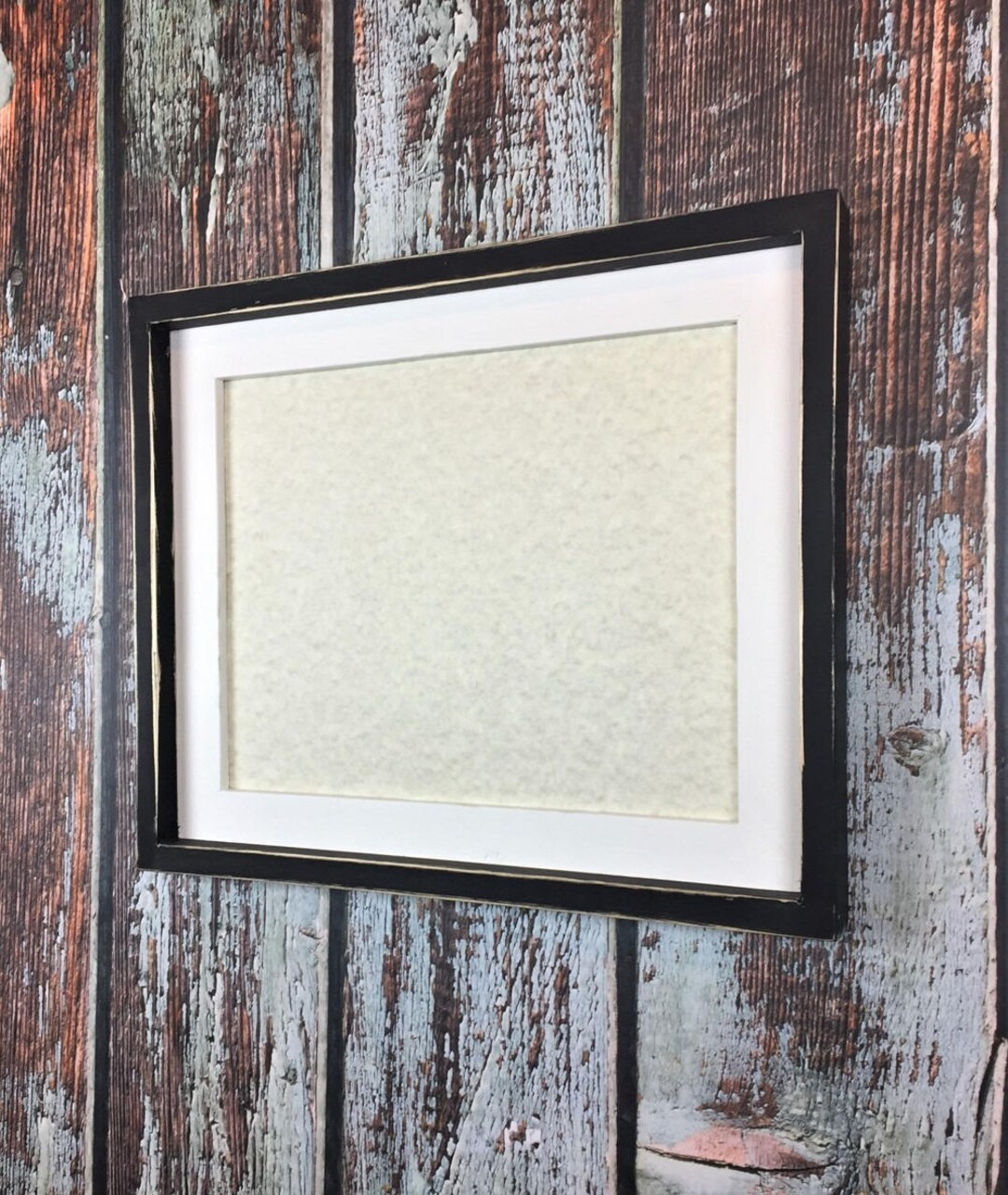 16" X 20" Stacked and Painted Style Frame, Your Choice of Colors and ...