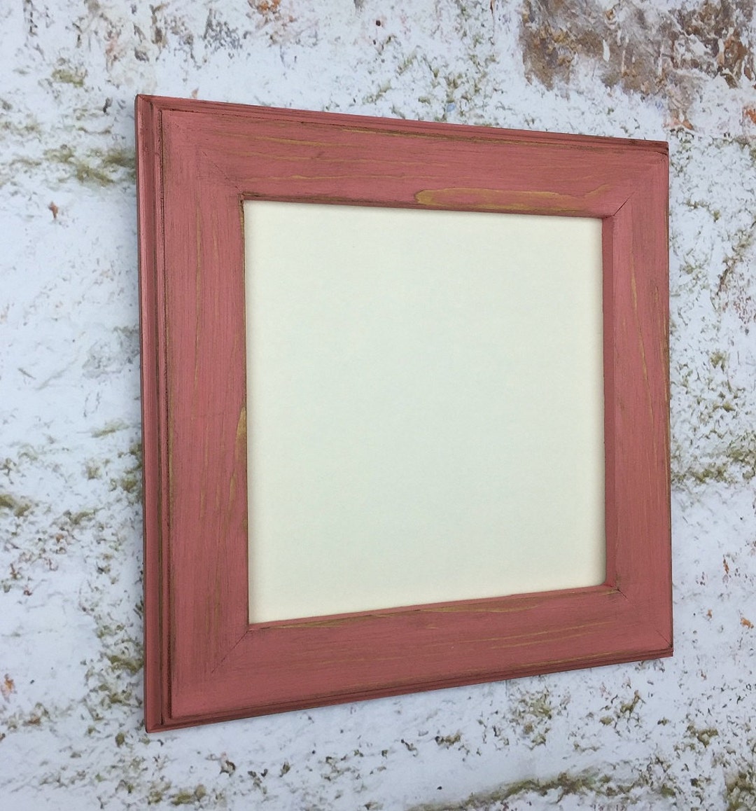 8 X 8 Picture Frame With Painted, Routed Edges, Square Frame, Home ...