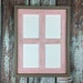 Multi Opening Picture Frame, Pink and Gray, Rustic Weathered Collage ...