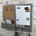 MAGNETIC Dry Erase Board Organizer/command Center With Cork Board, Mail ...