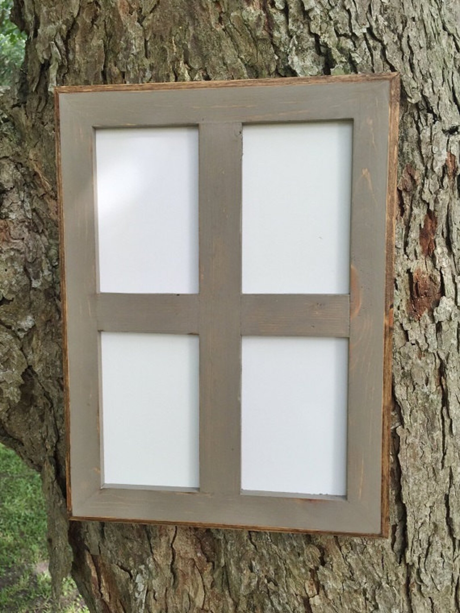 Multi Opening Frame for Four 4 X 6 Photos or Prints Rustic | Etsy