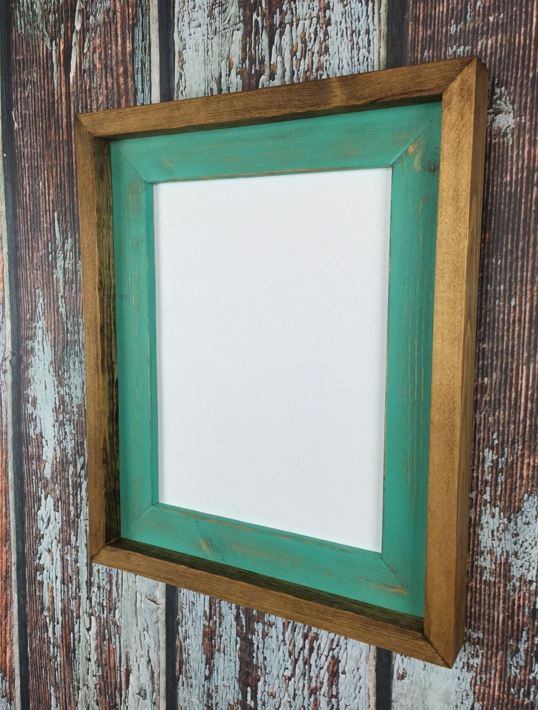 8.5 X 11 Inch Stacked and Stained Wooden Frame, You Choose the Color ...