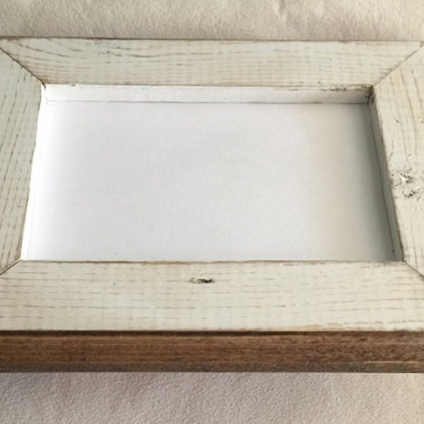 Rustic White Frame - Etsy