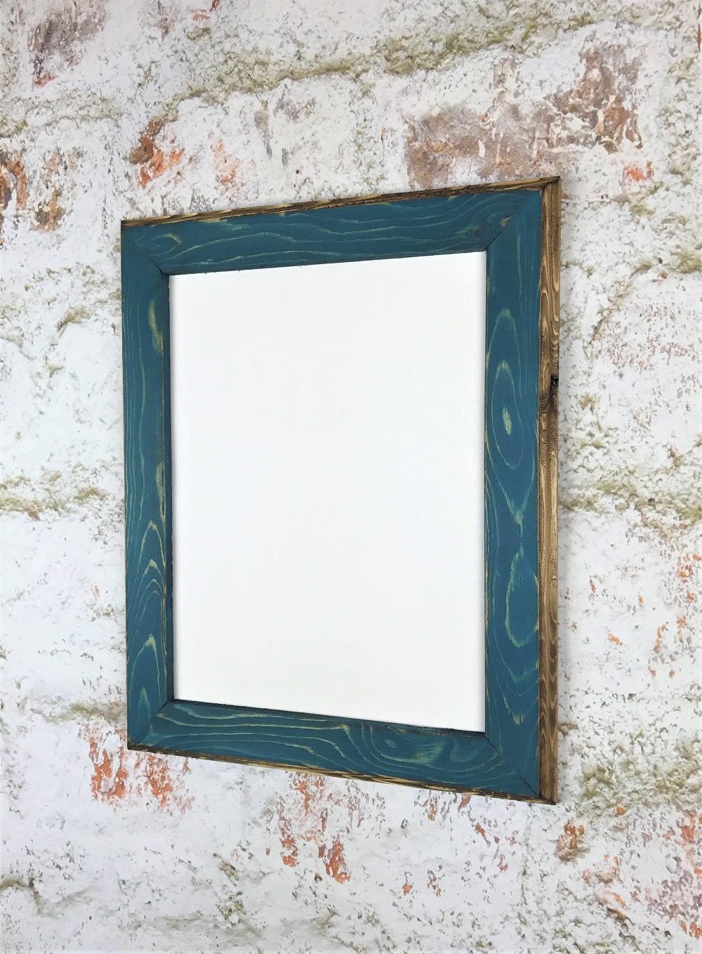 8 x 10 Inch Teal Rustic Weathered Style Picture Frame With | Etsy