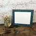 8 X 10 Inch Teal Rustic Weathered Style Picture Frame With - Etsy