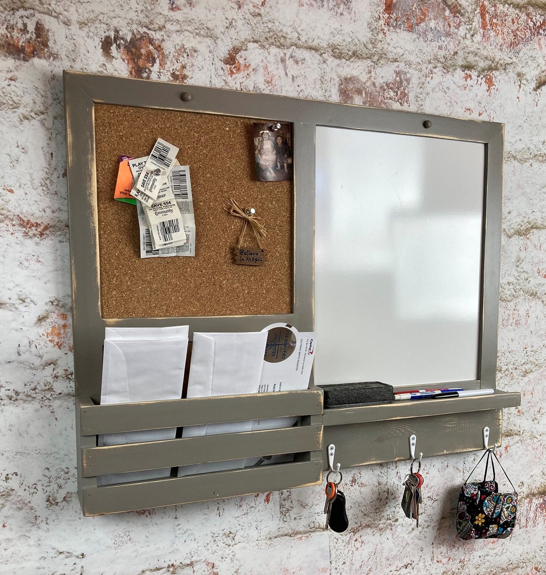 Kitchen/office Organizer, Command Center, Cork Board, Dry Erase Board ...