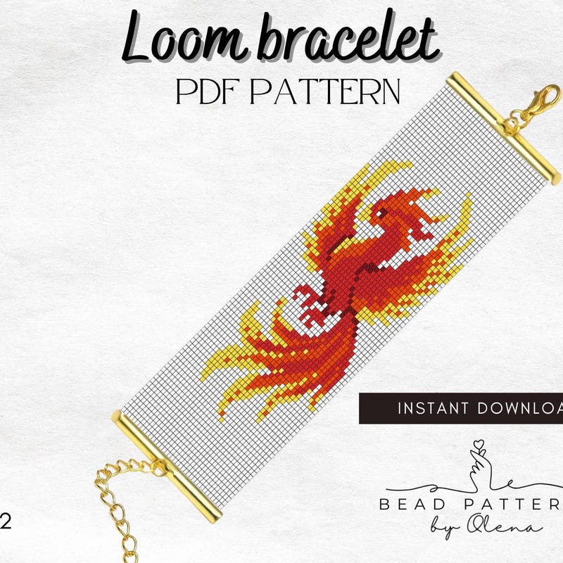 Phoenix Loom Bead Patterns - Etsy