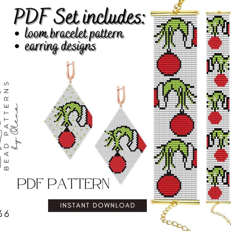 Holiday Miyuki Bracelet - Etsy