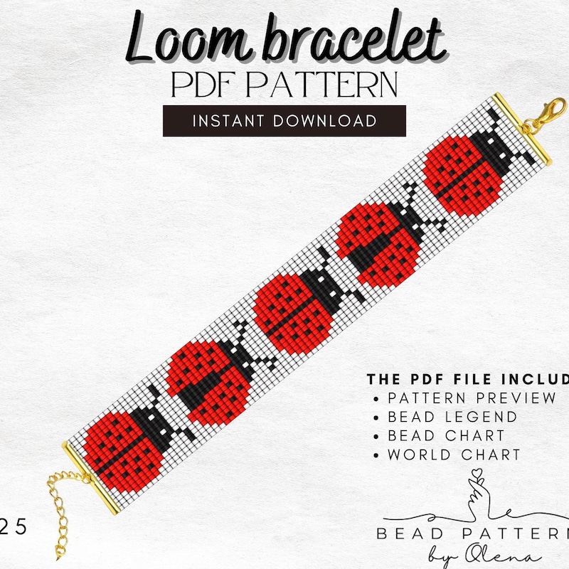 Ladybug Bead Pattern - Etsy