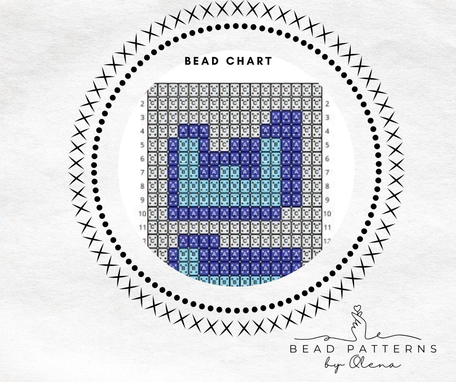 Custom Name Loom Bracelet Pattern PDF. Personalized Beading Pattern ...