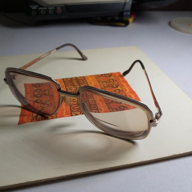 Vintage Arch Triumph Eyeglasses | Japan Made Gold-tone Frame, Rare ...