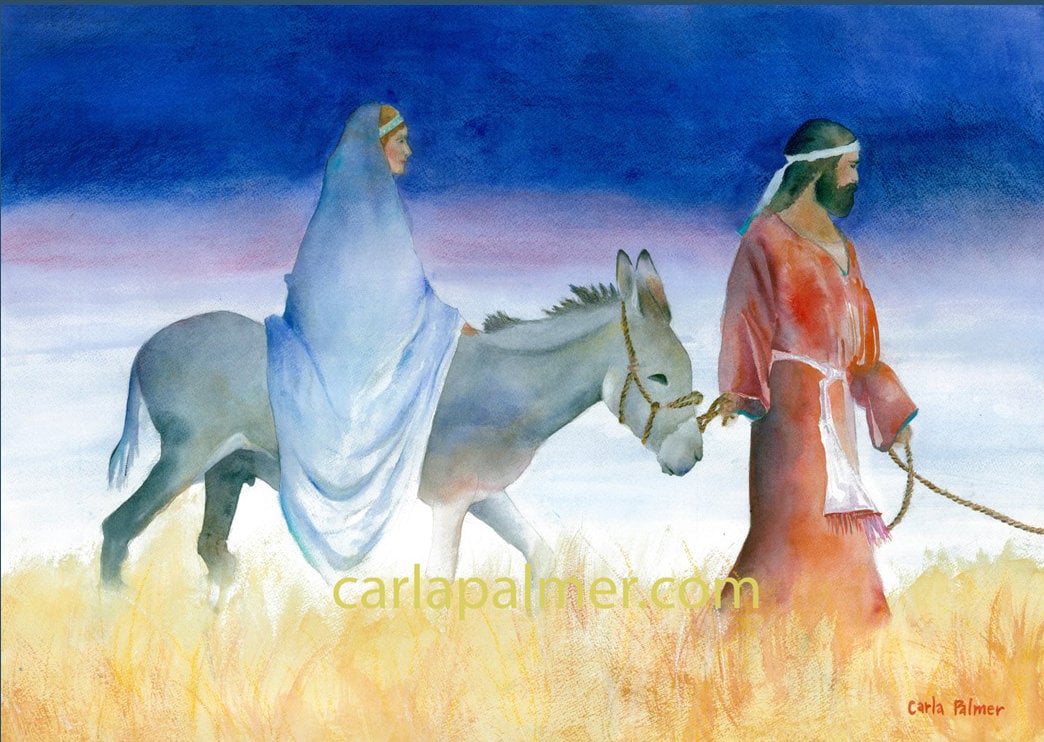 Nativity, Christmas, Joseph and Mary - Etsy